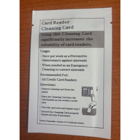 Unbranded | Other | Card Reader Cleaning Card 8 Pack New | Poshmark